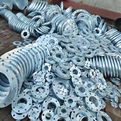 China Pn16 Pn100 Flat Slip On Forged Steel Flange Carbon for sale