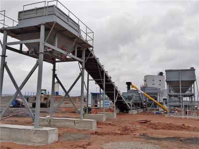 China Road Construction stationary Soil Cement Mixing Plant Equipment 155KW for sale