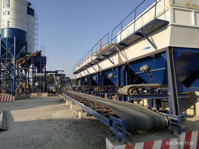 China Belt Conveyor Stabilized Soil Mixing Plant Electric Power for sale