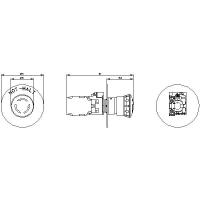 China Standard R711 Black  Simatic Plc 3SU1100-1HB20-1FH0 for sale