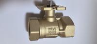 China 16 m³/h  Brass Ball Valve DN40 PN25 Kvs16 For HVAC Systems for sale
