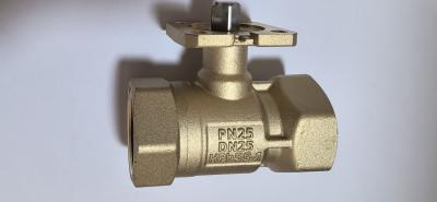 China 16 m³/h  Brass Ball Valve DN40 PN25 Kvs16 For HVAC Systems for sale