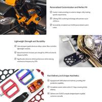 China CNC Motorcycle Custom Fabrication Factory CNC Machining Aluminum Titanium Parts Shifters Cable Guides And Sportster Points Cover for sale