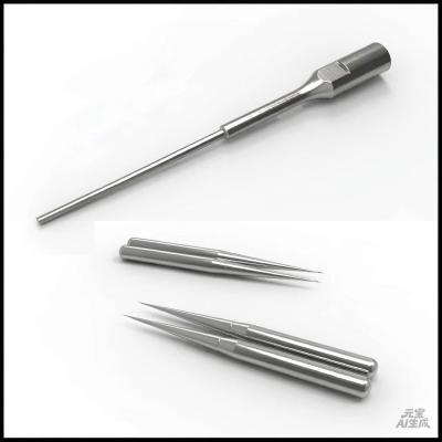 China Swiss CNC Turning Service Medical Micro Parts 316L Stainless Steel Cannula Electrode Pins 0.6mm To 6mm for sale