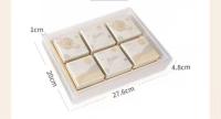 China Orange Coated Paper Foldable Gift Boxes With Ribbon Inserter Food Packaging for sale