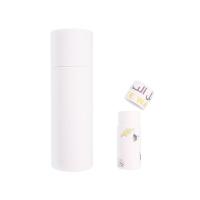 China White Art Paper Paperboard Gift Boxes Round Cylinder For Cosmetic Packaging for sale