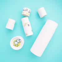 China White Art Paper Paperboard Gift Boxes Round Cylinder For Cosmetic Packaging for sale