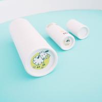 China White Art Paper Paperboard Gift Boxes Round Cylinder For Cosmetic Packaging for sale