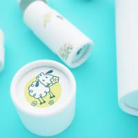 China White Art Paper Paperboard Gift Boxes Round Cylinder For Cosmetic Packaging for sale