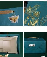 China Deeply Green Coated Printed Paper Shopping Bag For Gift Packaging Eco Friendly for sale