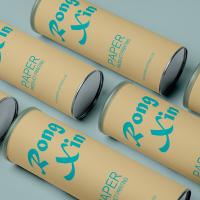 China Brown Kraft Paper Paperboard Gift Boxes Round Tube Cylinder Shape Offset Printing for sale