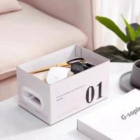 China Reusable Square Art Paper Carton Box With Lid And Based Shape Storage Packaging for sale