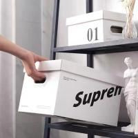 China Reusable Square Art Paper Carton Box With Lid And Based Shape Storage Packaging for sale