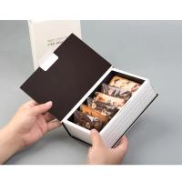China White Color Art Paper Book Cardboard Boxes With Magnetic EVA Inserter Gift Packaging for sale