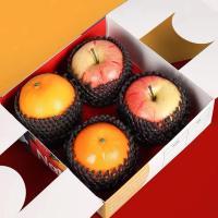 China Colorful Strong Paper E Flute Corrugated Box Five Layers Paper With Handle for sale