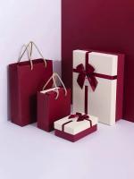 China Handmade Glossy Lamination Paperboard Gift Boxes Lid And Bottom Shape for sale