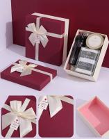 China Handmade Glossy Lamination Paperboard Gift Boxes Lid And Bottom Shape for sale