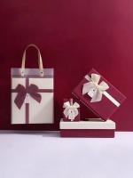 China Handmade Glossy Lamination Paperboard Gift Boxes Lid And Bottom Shape for sale
