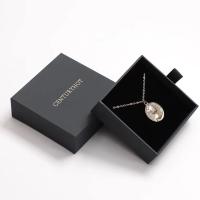 China Black Color Art Paper Paperboard Gift Boxes With Handle  EVA Inserter Jewelry Packaging for sale