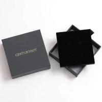 China Black Color Art Paper Paperboard Gift Boxes With Handle  EVA Inserter Jewelry Packaging for sale