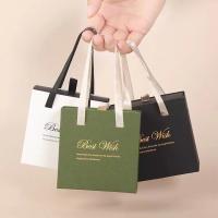 China Green Color Art Paper Paperboard Gift Boxes With Ribbon Handle EVA Inserter Jewelry Packaging for sale