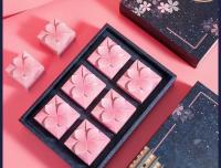China Pink Coated Paper Paperboard Gift Boxes With Samll Boxes For Candy Sweet Food Packaging for sale