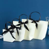 China Reusable 120g 150g 180g Printed Paper Shopping Bag For Grocery for sale