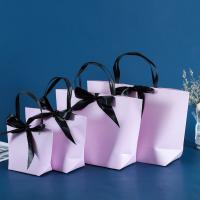 China Reusable 120g 150g 180g Printed Paper Shopping Bag For Grocery for sale