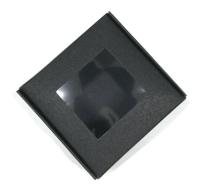 China 8X8X4cm Kraft Gift Box With Window , Personalised Wedding Favour Boxes Foldable for sale