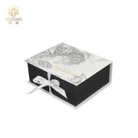 China FSC Certificate White Gift Boxes With Ribbon for sale