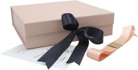 China Luxury Red Foldable Gift Boxes With Ribbon , Flip Top Boxes With Magnetic Closure for sale