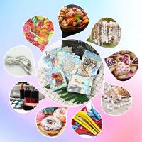 China 9×5cm Laser Cut Hologram Foil Cards , Wedding Shower Thank You Cards for sale