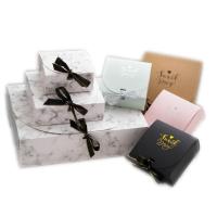 China OEM Welcome Rigid Foldable Gift Boxes With Ribbon , Flat Pack Cardboard Boxes for sale