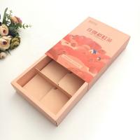 China Kraft Paper Drawer Style Gift Box , Chocolate Box Packaging Pink OEM Welcome for sale