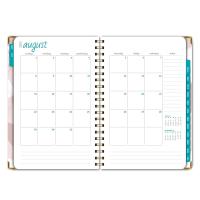 China FSC Certificate Hardcover Lined Notebook , Daily Task Planner Notebook Pink for sale