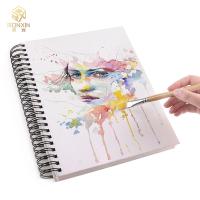 China Sprial Binding Hardcover Lined Notebook , 120 Sheet Notebook For Painting for sale