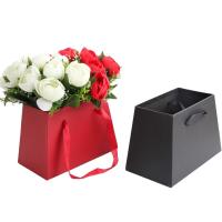 China FSC Certificate Romantic Printed Paper Shopping Bag , Flower Packaging Boxes for sale