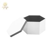 China White Hexagonal Paperboard Gift Boxes Coated Paper For Sweet Candy for sale