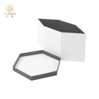 China White Hexagonal Paperboard Gift Boxes Coated Paper For Sweet Candy for sale