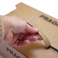 China FSC Approve Recyclable Kraft Gift Box With Window , 3 Bottle Wine Box Cardboard for sale