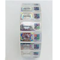 China Customized Decorative Sticker Labels , Holographic Authenticity Stickers Anti Counterfeit for sale