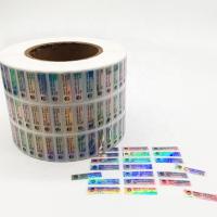 China Waterproof Customized Laser 3D Hologram Sticker , Holographic Vinyl Decal in roll for sale