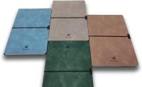 China 80 Sheets A5 PU Leather Notebook , A5 Subject Notebook With Elastic Closure for sale