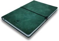 China 80 Sheets A5 PU Leather Notebook , A5 Subject Notebook With Elastic Closure for sale