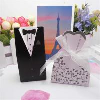 China FSC Certificate Foldable Wedding Candy Gift Box For Guests Cute Design for sale