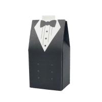 China FSC Certificate Foldable Wedding Candy Gift Box For Guests Cute Design for sale