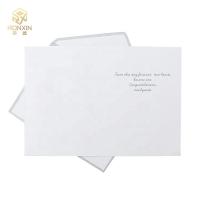 China Fashionable Recyclable Grey And White Wedding Invitations Hot Stamping for sale