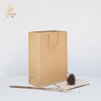 China FSC Certificate Kraft Paper Printed Paper Shopping Bag With Handle for sale