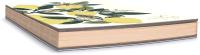 China 6.5 Inch Lemon Tree Hardcover Lined Notebook With Coated Paper for sale