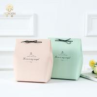 China Coated Paper Colorful Foldable Gift Boxes With Ribbon Small Size for sale